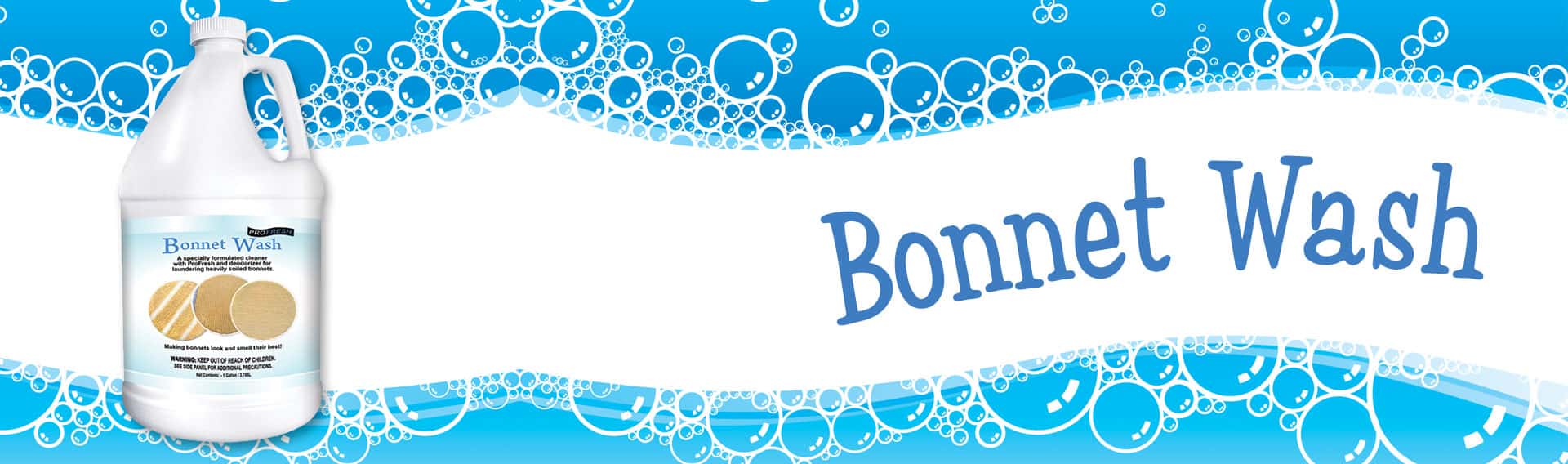 Bonnet Wash - Laundry Detergent for Bonnets - Carpet Cleaning Encap ...