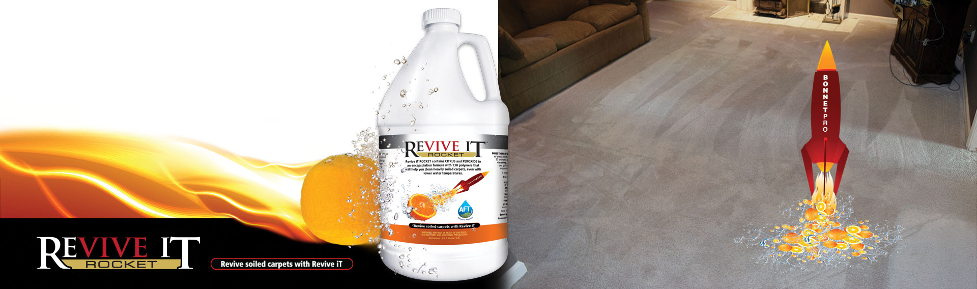 Revive iT Rocket Citrus Oxy Encap Detergent - Oxy Spotter - Carpet ...